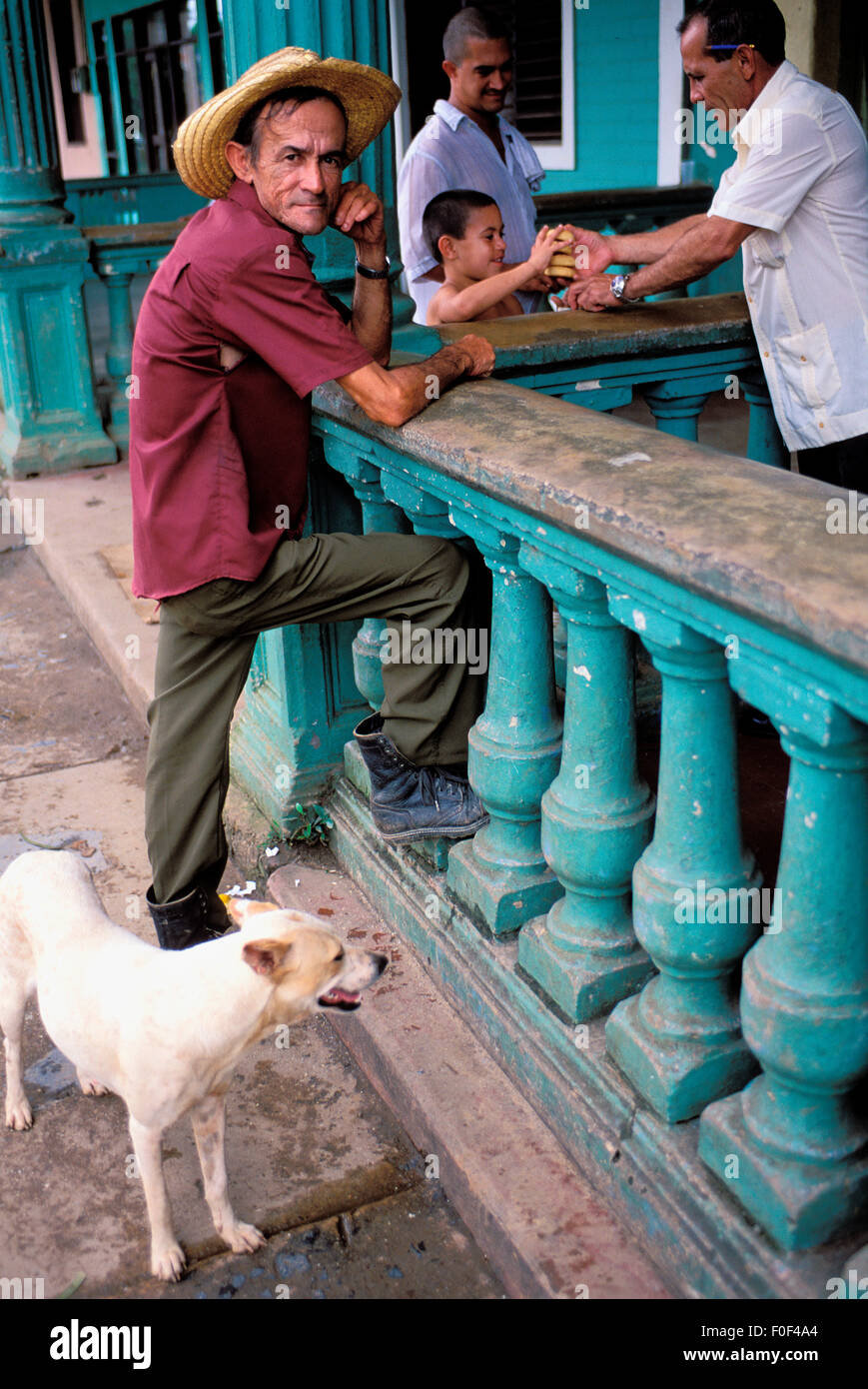 Cuba, Region of Pinar del Rio, Valley of Viñales, City of Viñales Stock ...