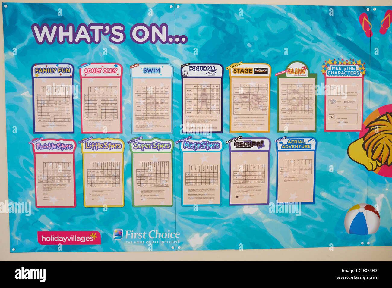 Hotel notice board hi-res stock photography and images - Alamy