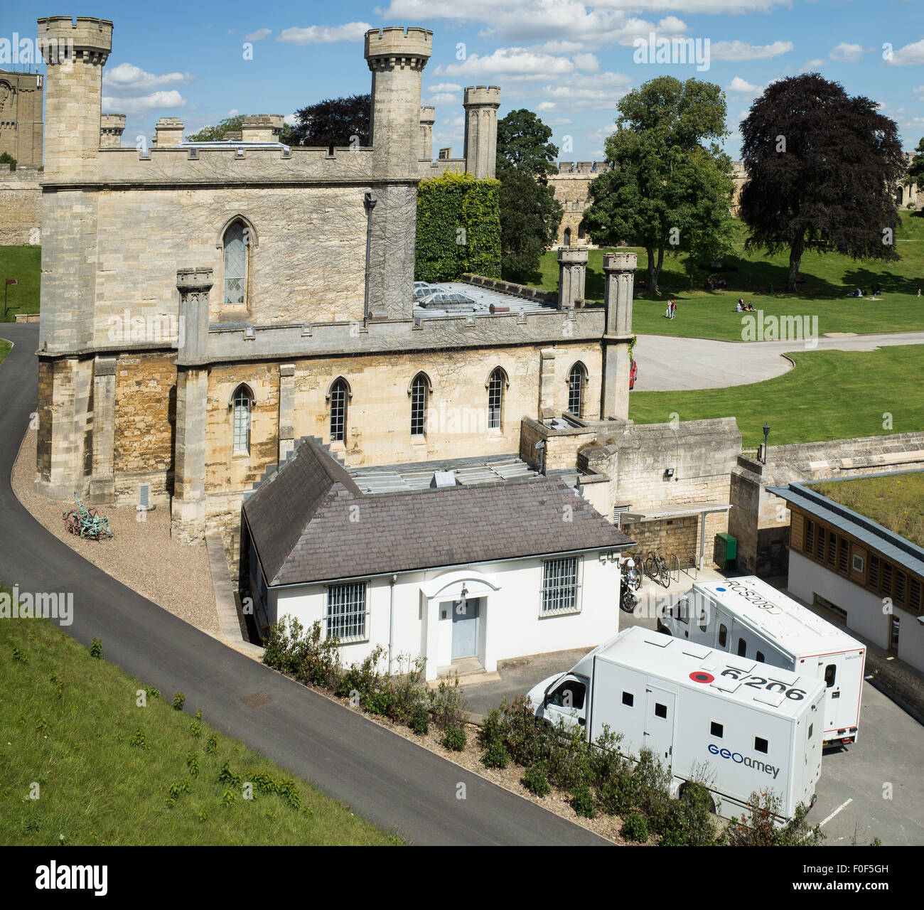 Court house, Lincoln castle, England Stock Photo - Alamy