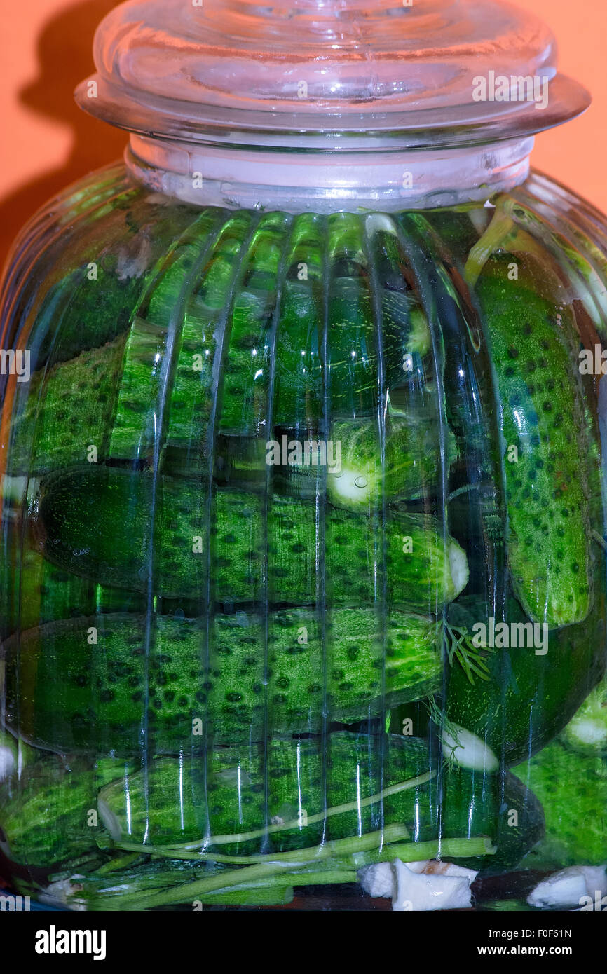 Cucumbers glass hi-res stock photography and images - Alamy