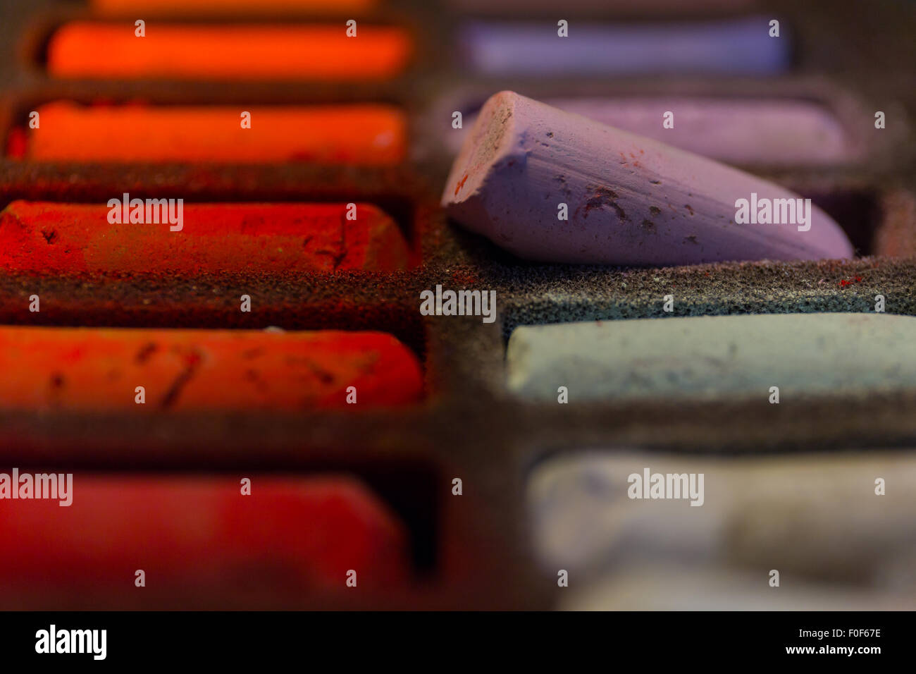 Sennelier soft pastels box Stock Photo - Alamy