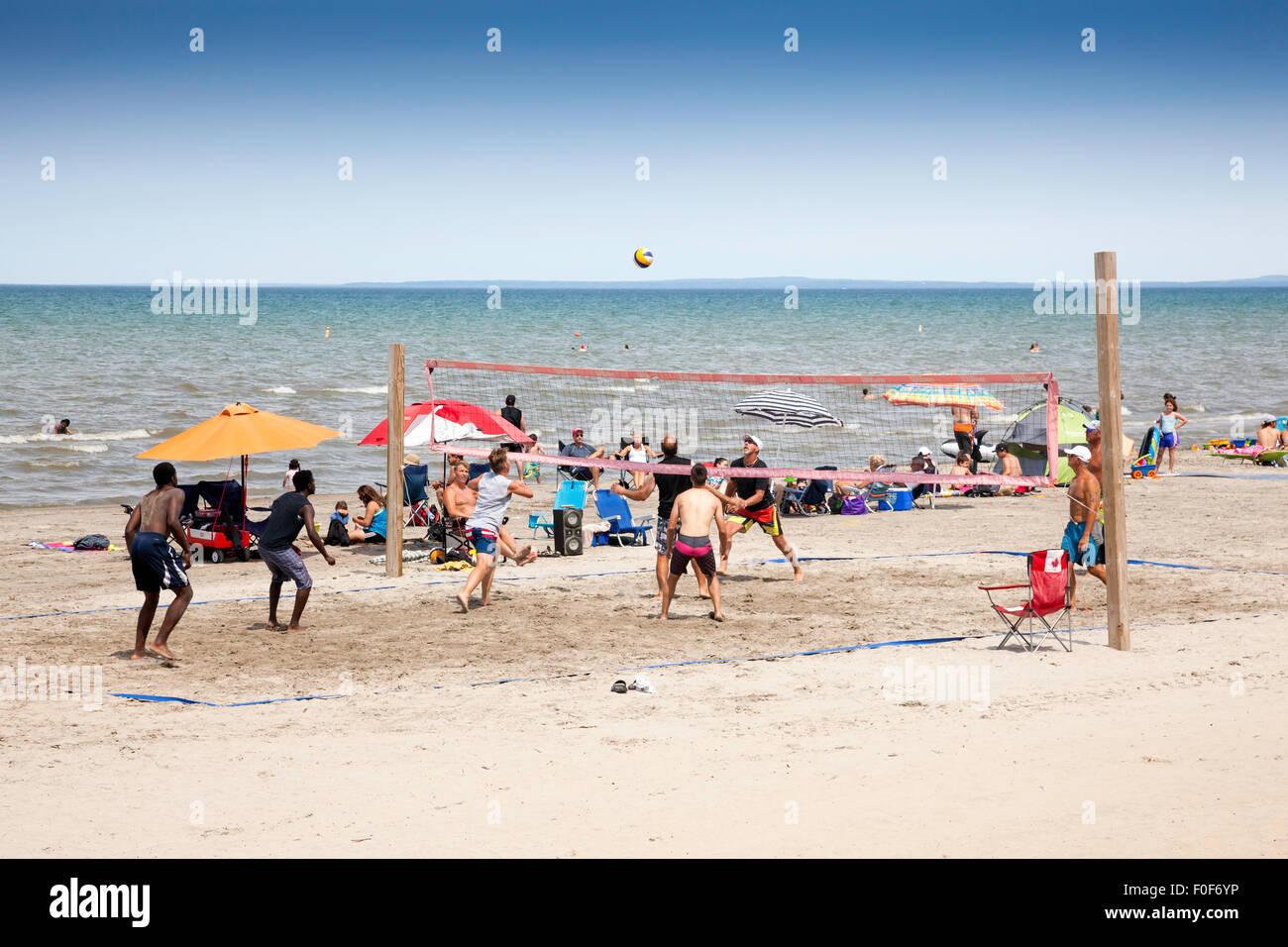 Wasaga Beach Provincial park in Ontario; Canada, the Worlds longest ...