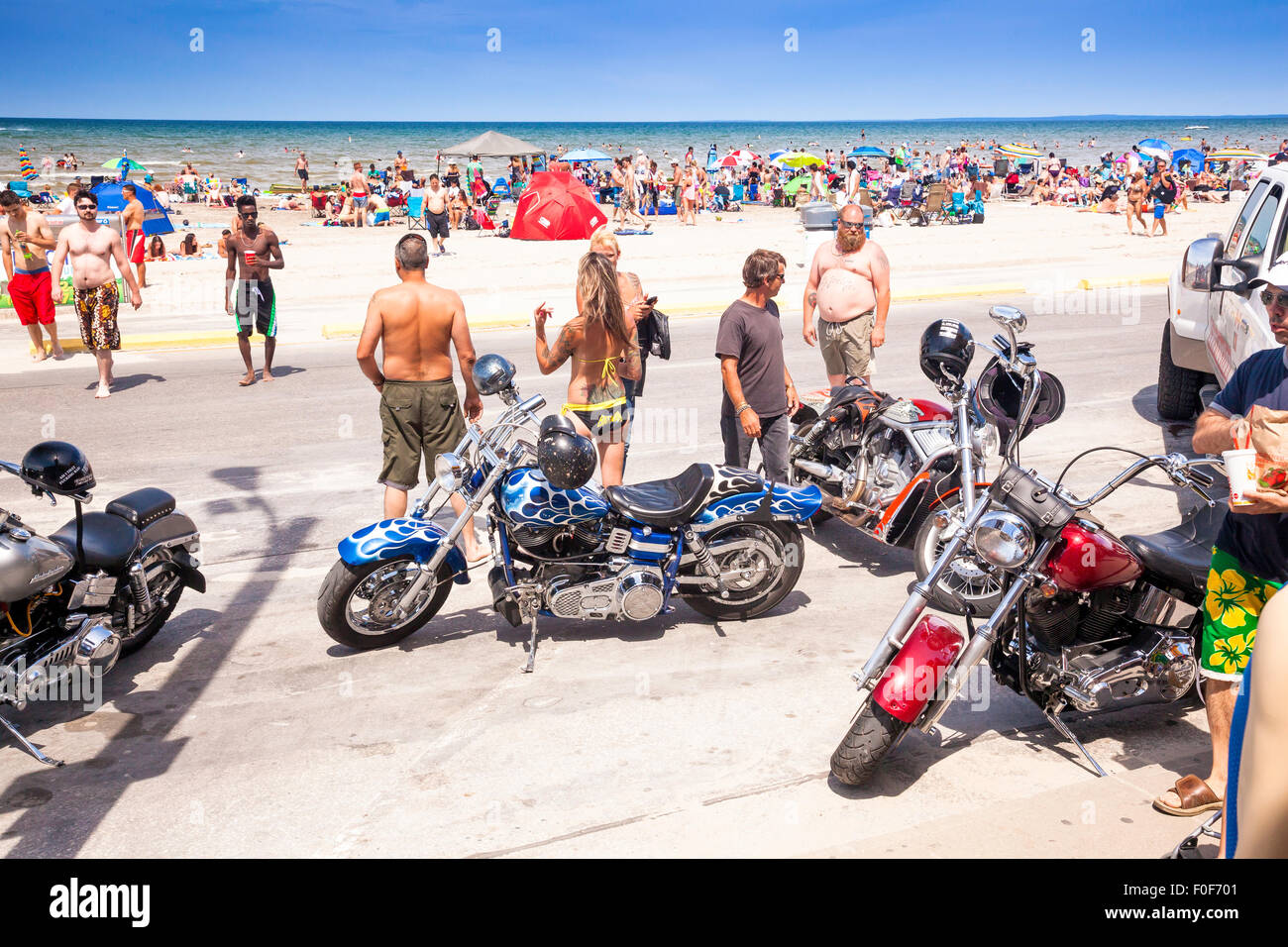 Wasaga Beach Provincial park in Ontario; Canada, the Worlds longest ...