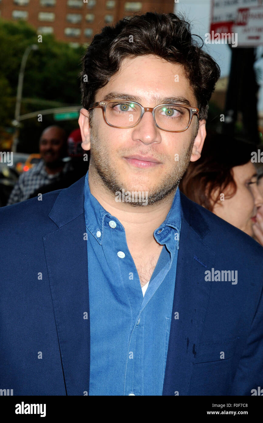 Matthew Shear attending the 'Mistress America' New York premiere at ...