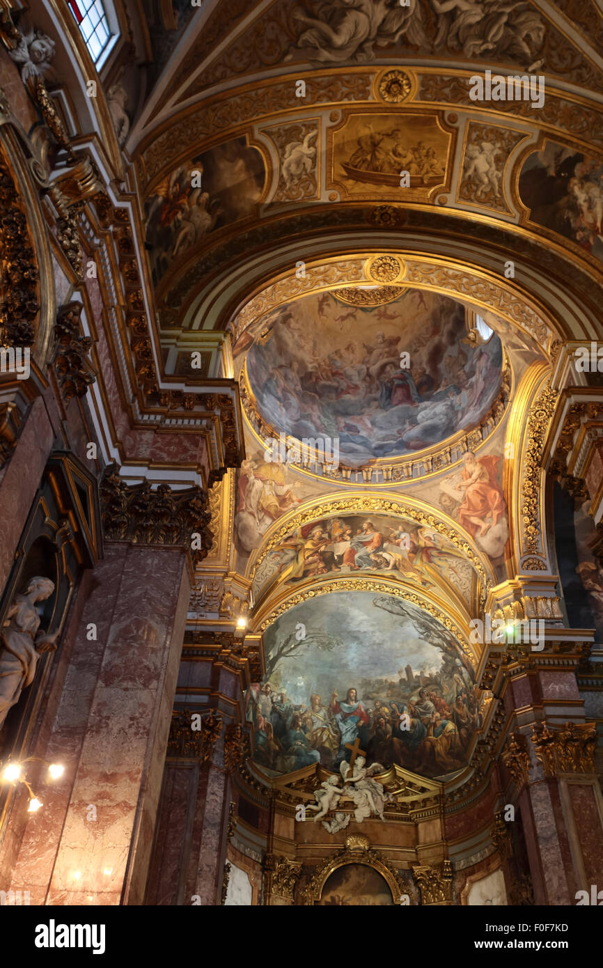 Rococo facade of maddalena church hi-res stock photography and images ...