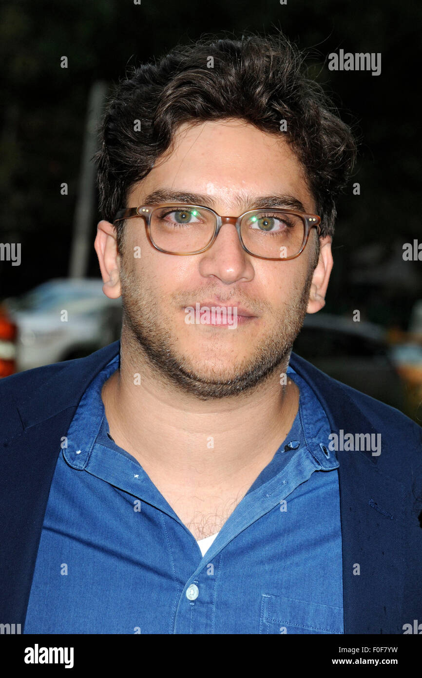 Matthew Shear attending the 'Mistress America' New York premiere at ...