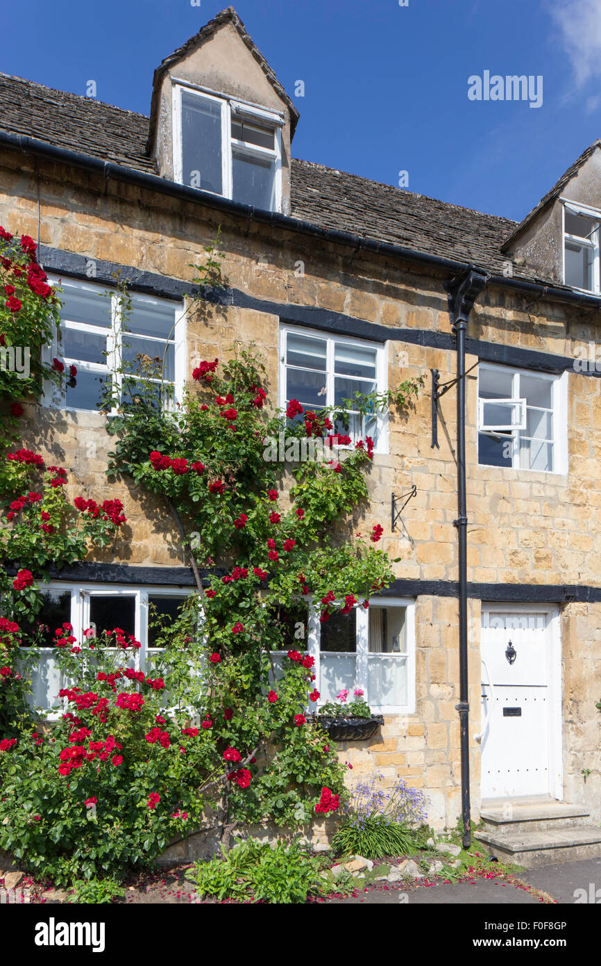 The Cotswold village of Blockley, Gloucestershire, England, UK Stock ...
