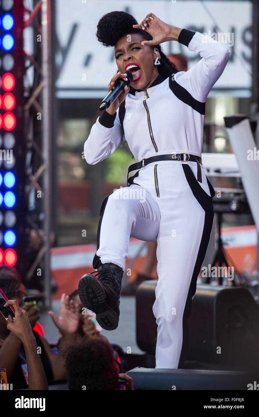 Janelle Monáe on stage for NBC Today Show Concert with JANELLE MONAE ...