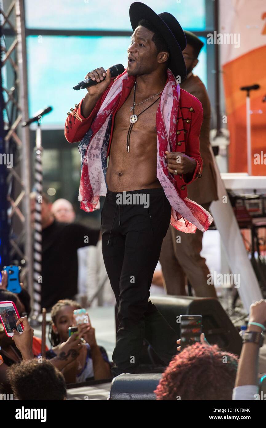 Roman GianArthur on stage for NBC Today Show Concert with JANELLE MONAE ...