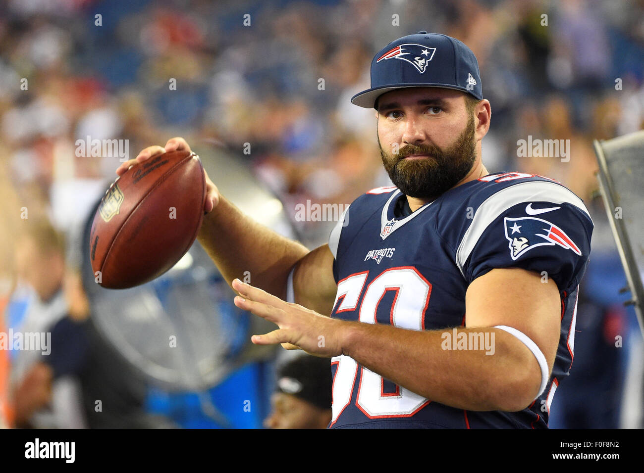 August 13, 2015: New England Patriots defensive end Rob Ninkovich (50 ...