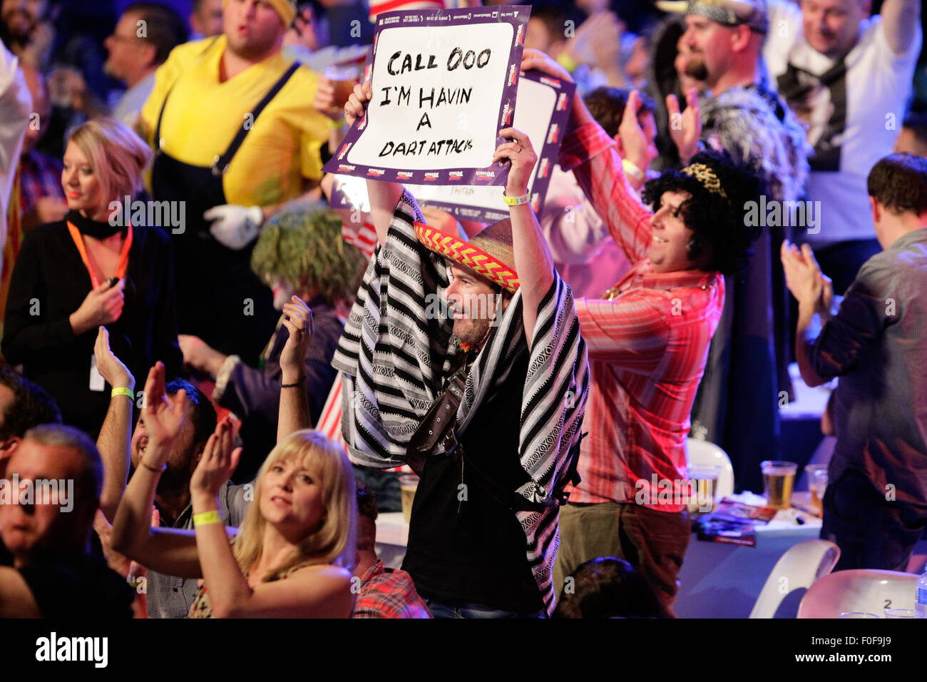 HBF Stadium Perth, Australia. 14th Aug, 2015. TabTouch Perth Darts ...