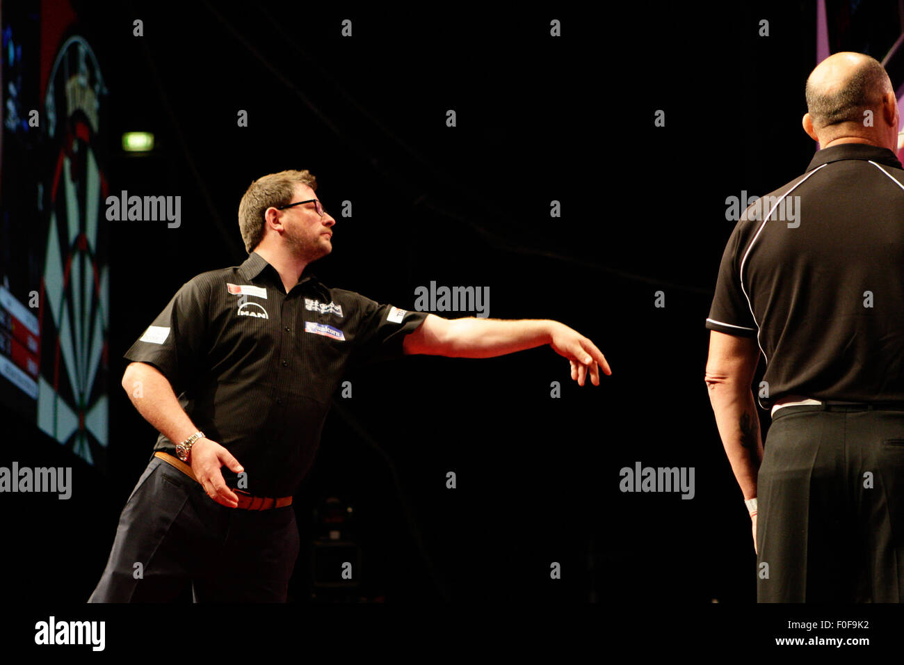 HBF Stadium Perth, Australia. 14th Aug, 2015. TabTouch Perth Darts ...