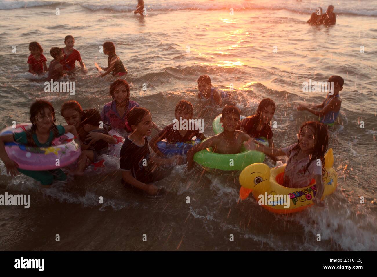 Gaza City, Gaza Strip, Palestinian Territory. 14th Aug, 2015 ...