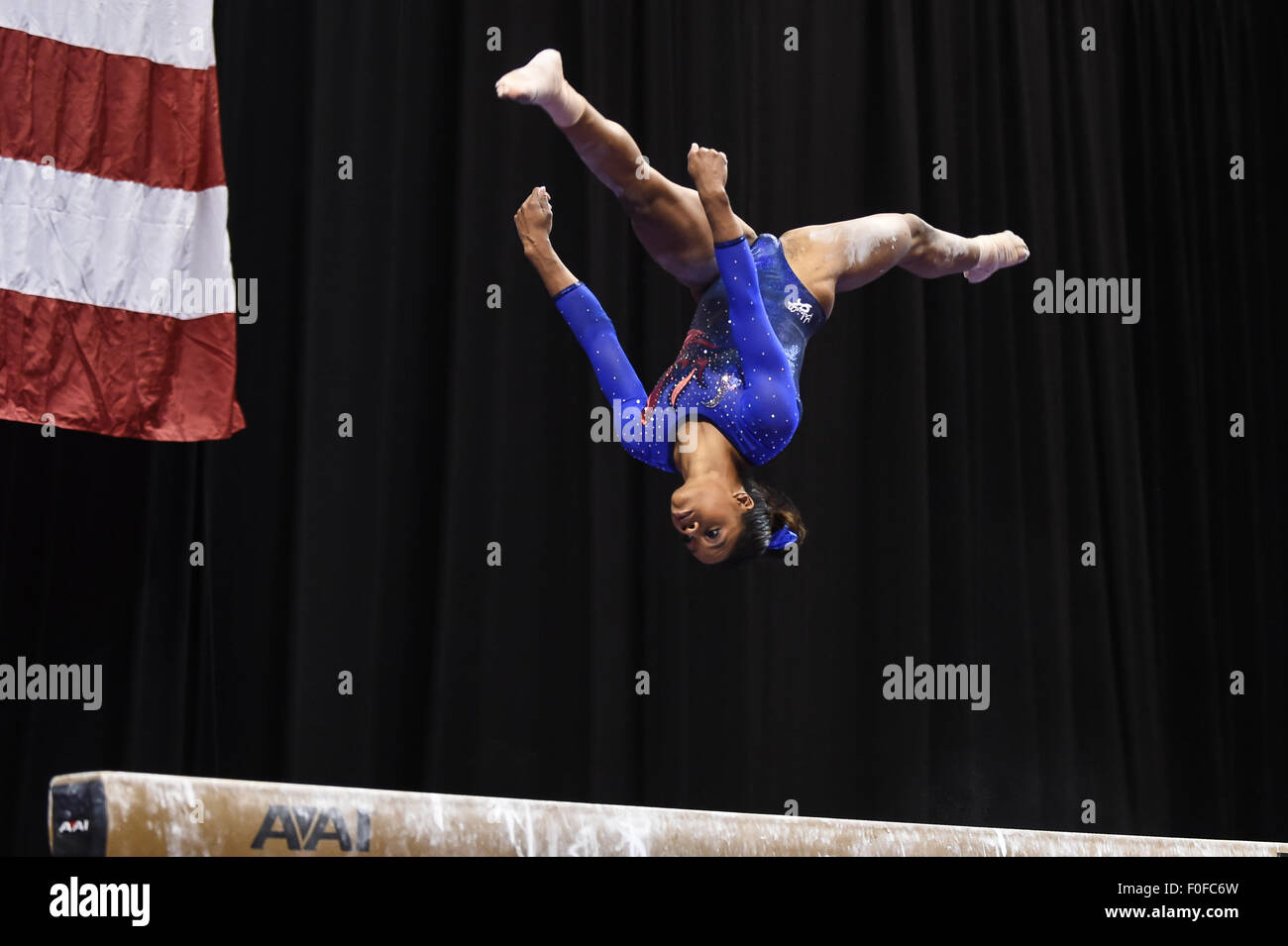 Aug. 13, 2015 - Indianapolis, Indiana, U.S - Olympic Champion GABBY ...