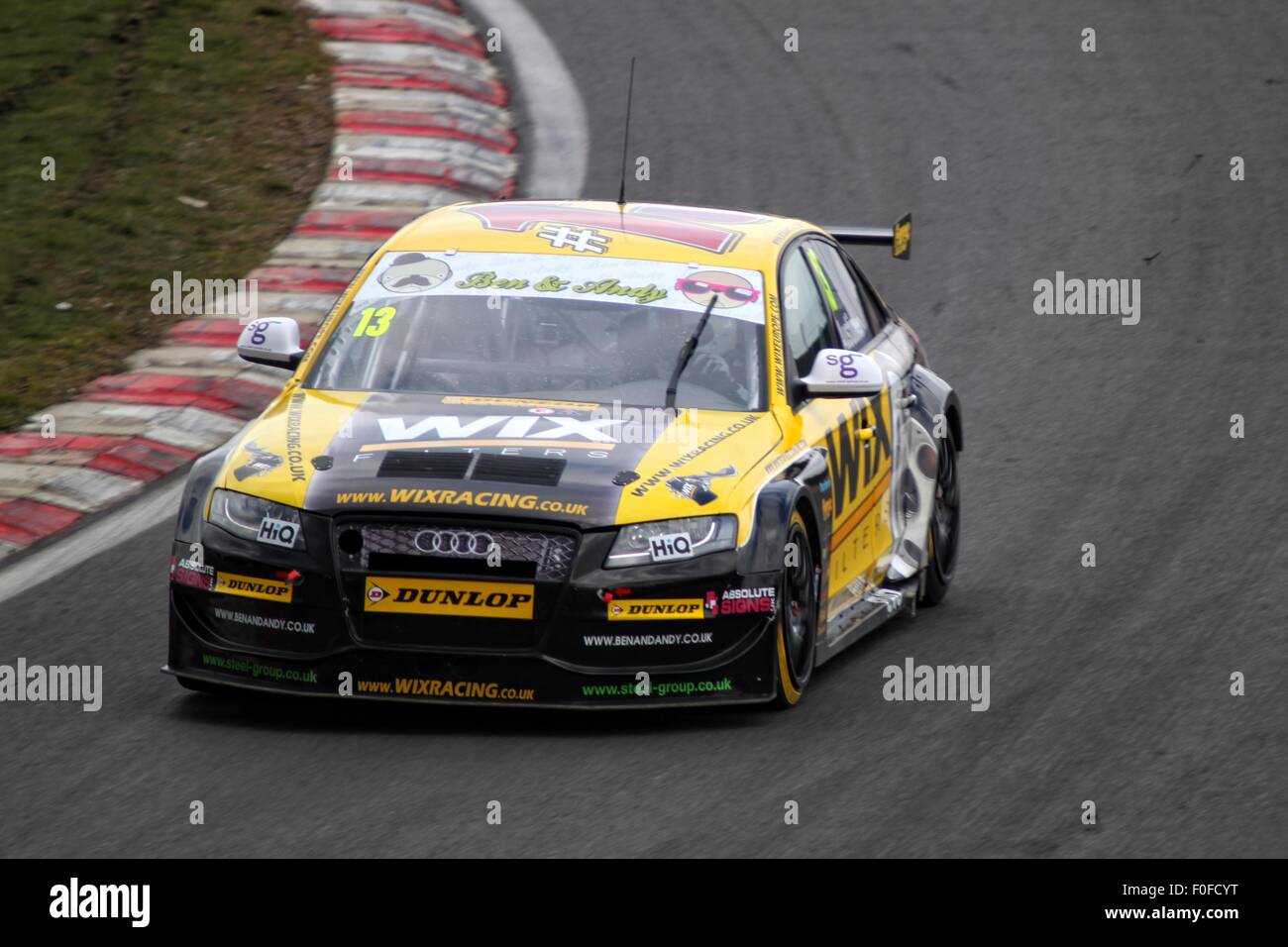 Rob Austin exiting Clark Corner in the WIX Racing Audi A4 Sherman ...