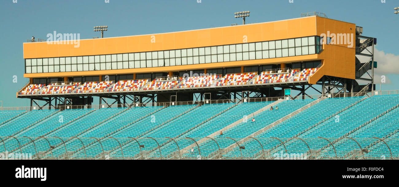 Stadium and racetrack at Homestead-Miami Speedway, Miami, Miami-Dade ...