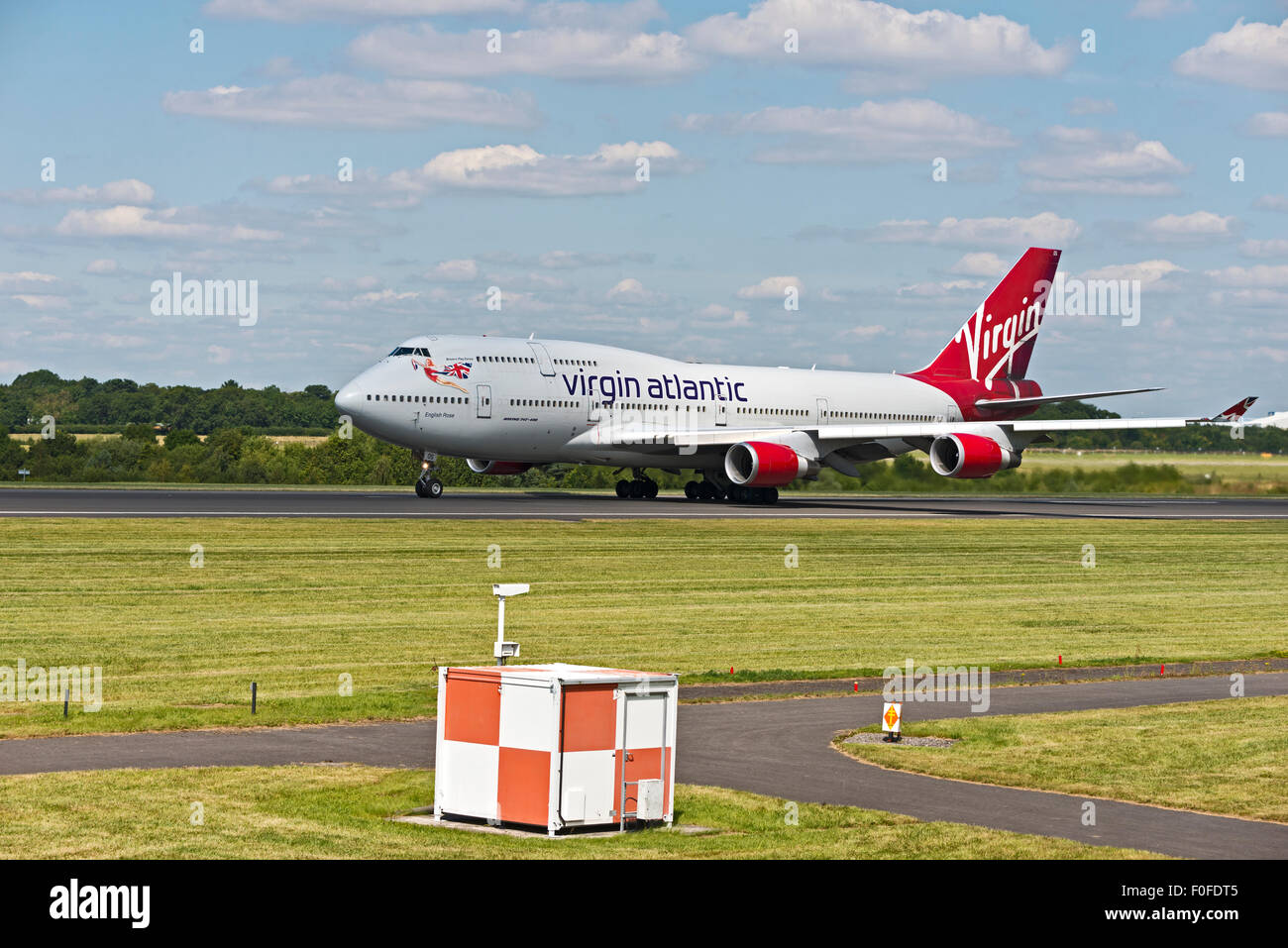 Boeing 747 G-VROS Virgin Atlantic Airways Manchester Airport England Uk ...
