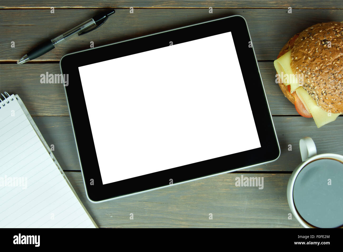 Emtpy computer tablet Stock Photo - Alamy