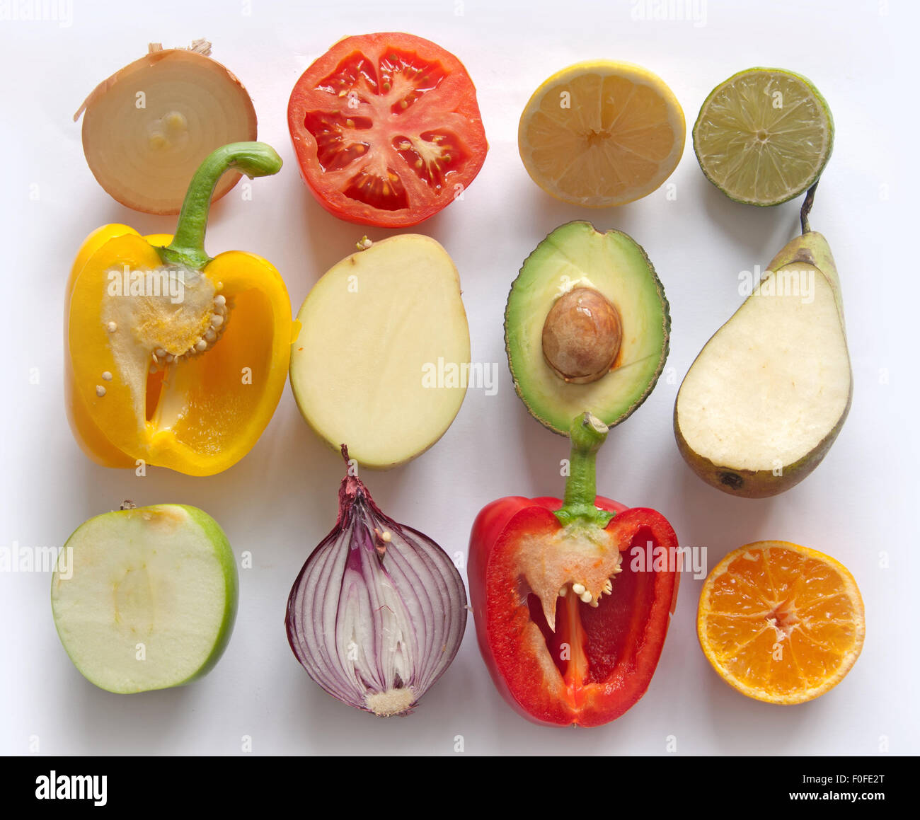 Alamy Photography Stock Vegetables Slices Sliced Vegetables