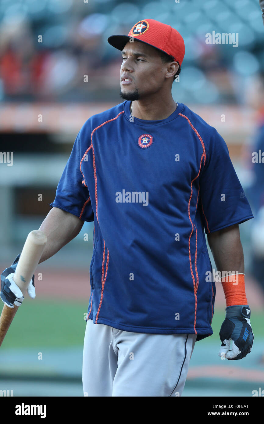 Carlos Gomez of the Houston Astros during an MLB baseball game between ...