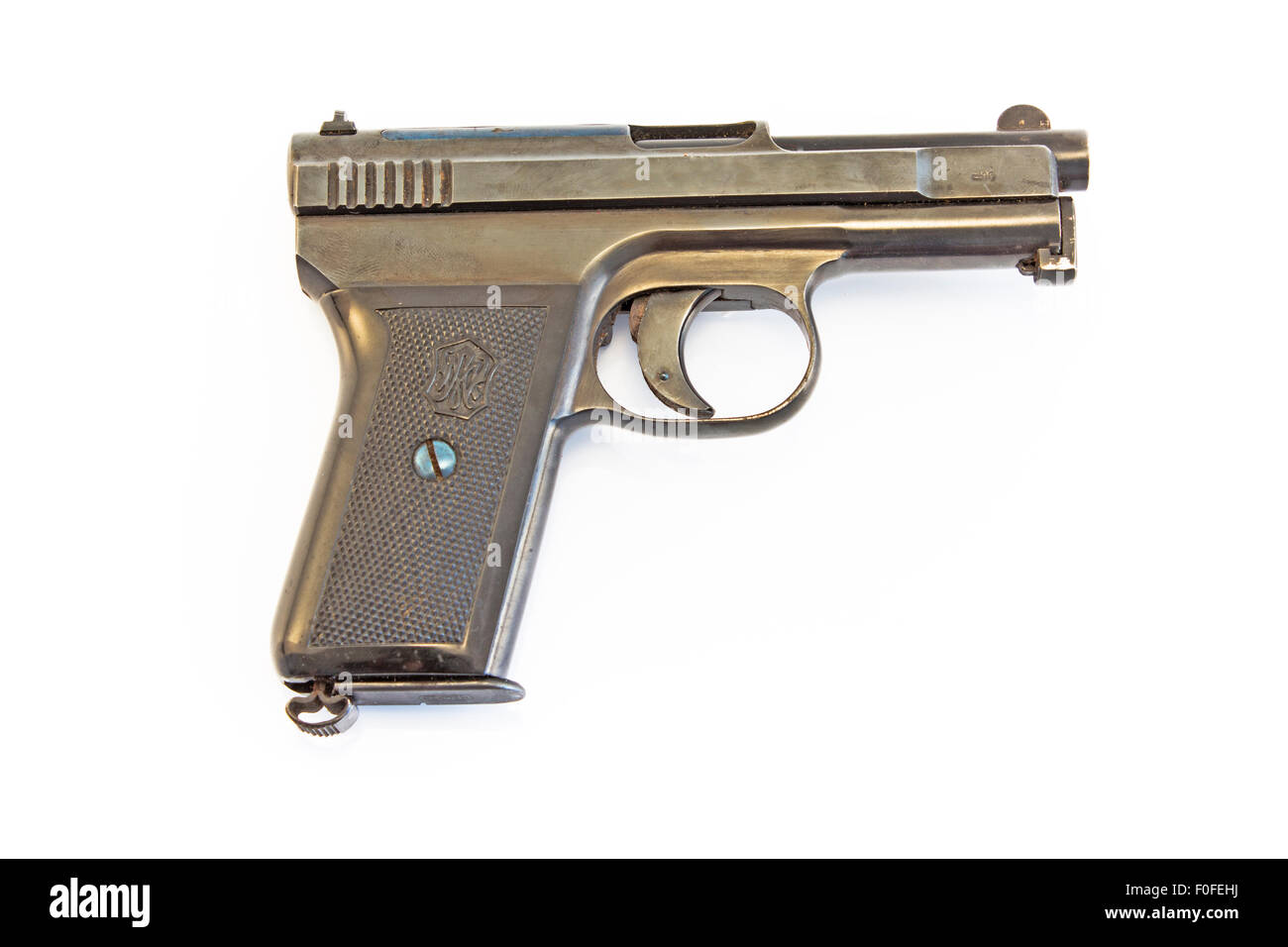 Pistol/gun isolated on white Stock Photo - Alamy