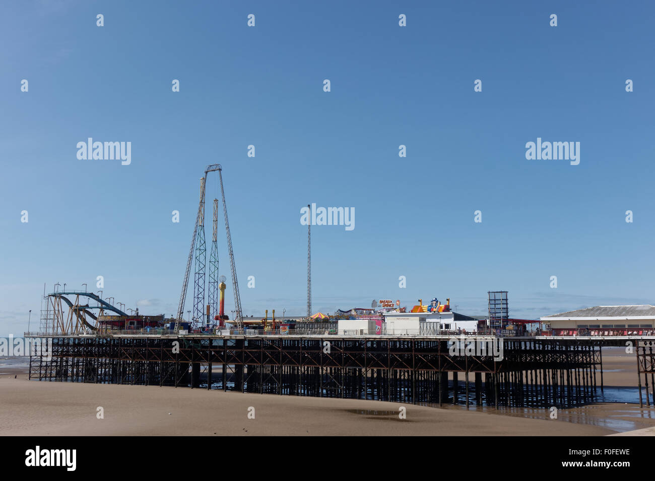 South Pier Blackpool Stock Photo - Alamy