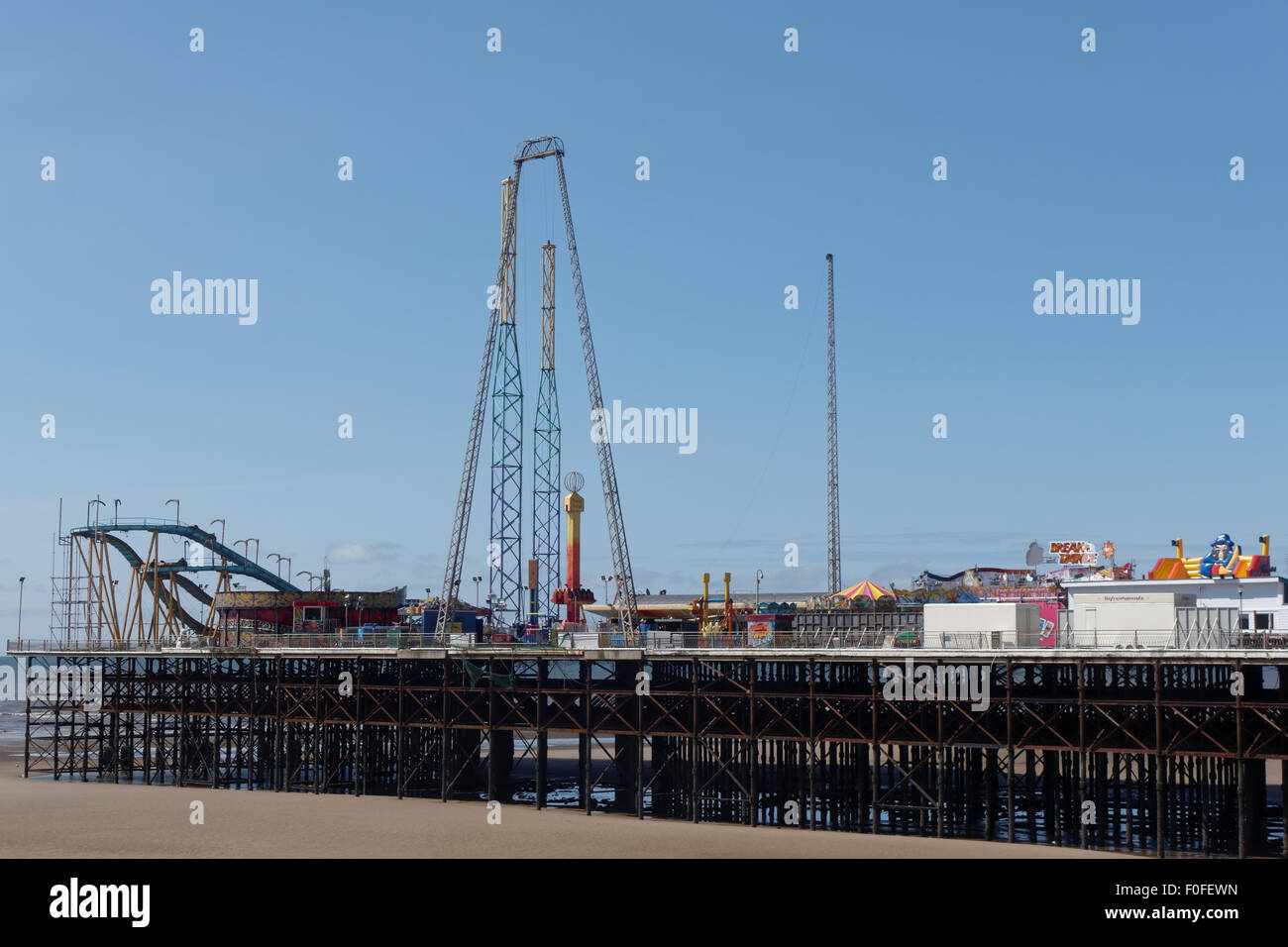 South Pier Blackpool Stock Photo - Alamy