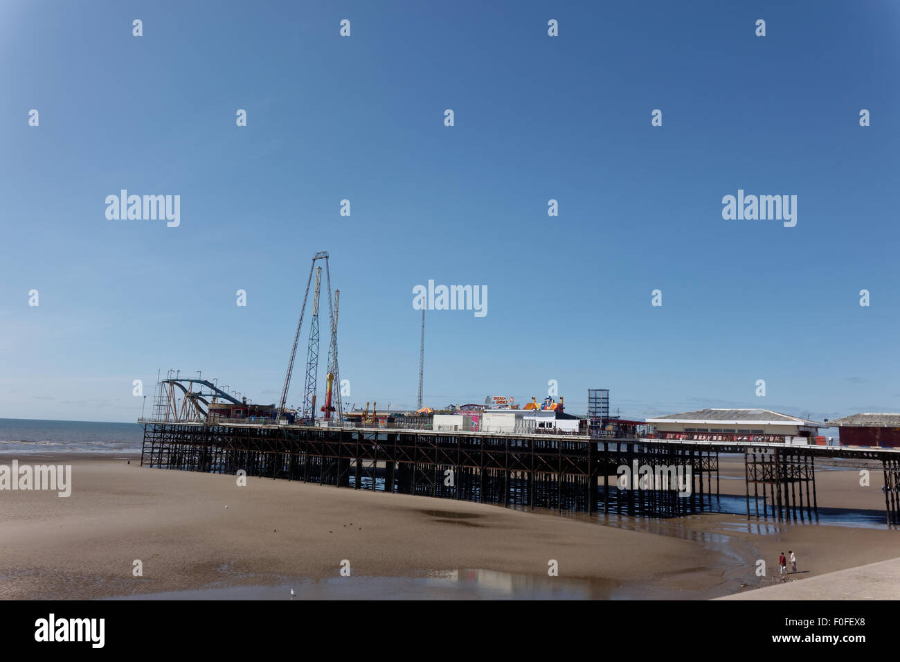 South Pier Blackpool Stock Photo - Alamy