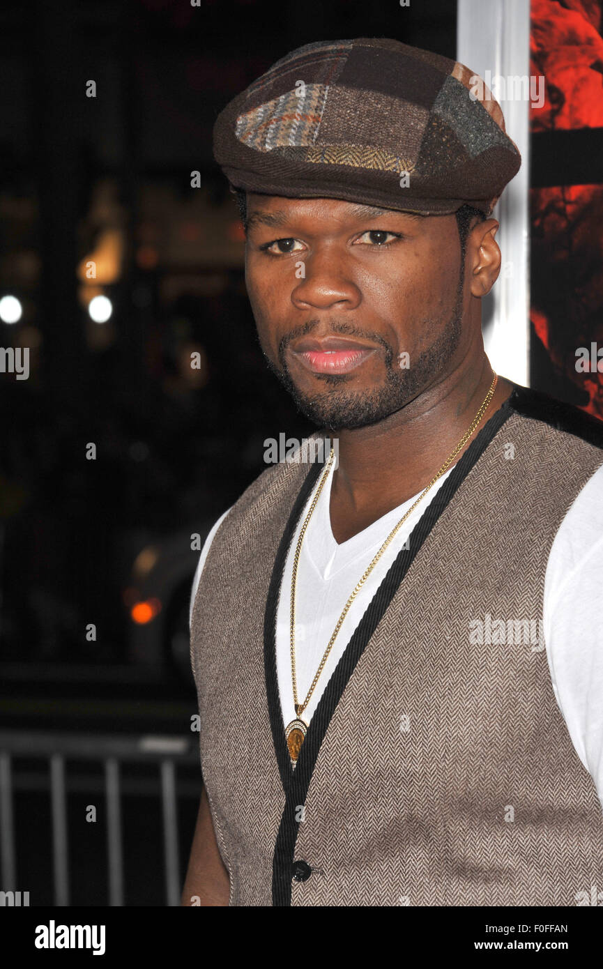 LOS ANGELES, CA - OCTOBER 11, 2010: Curtis "50 Cent" Jackson at the ...