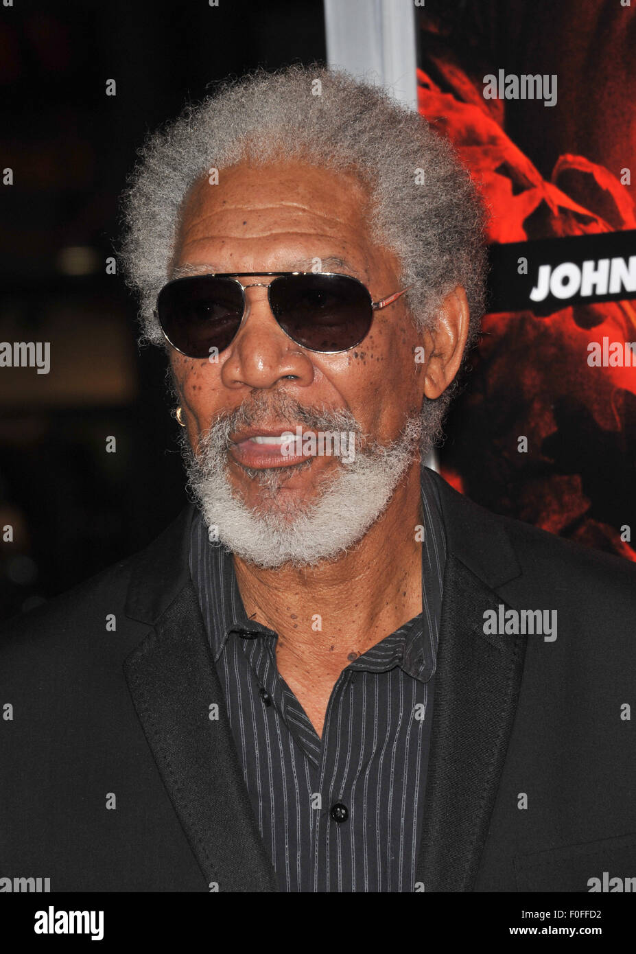 LOS ANGELES, CA - OCTOBER 11, 2010: Morgan Freeman at the premiere of ...