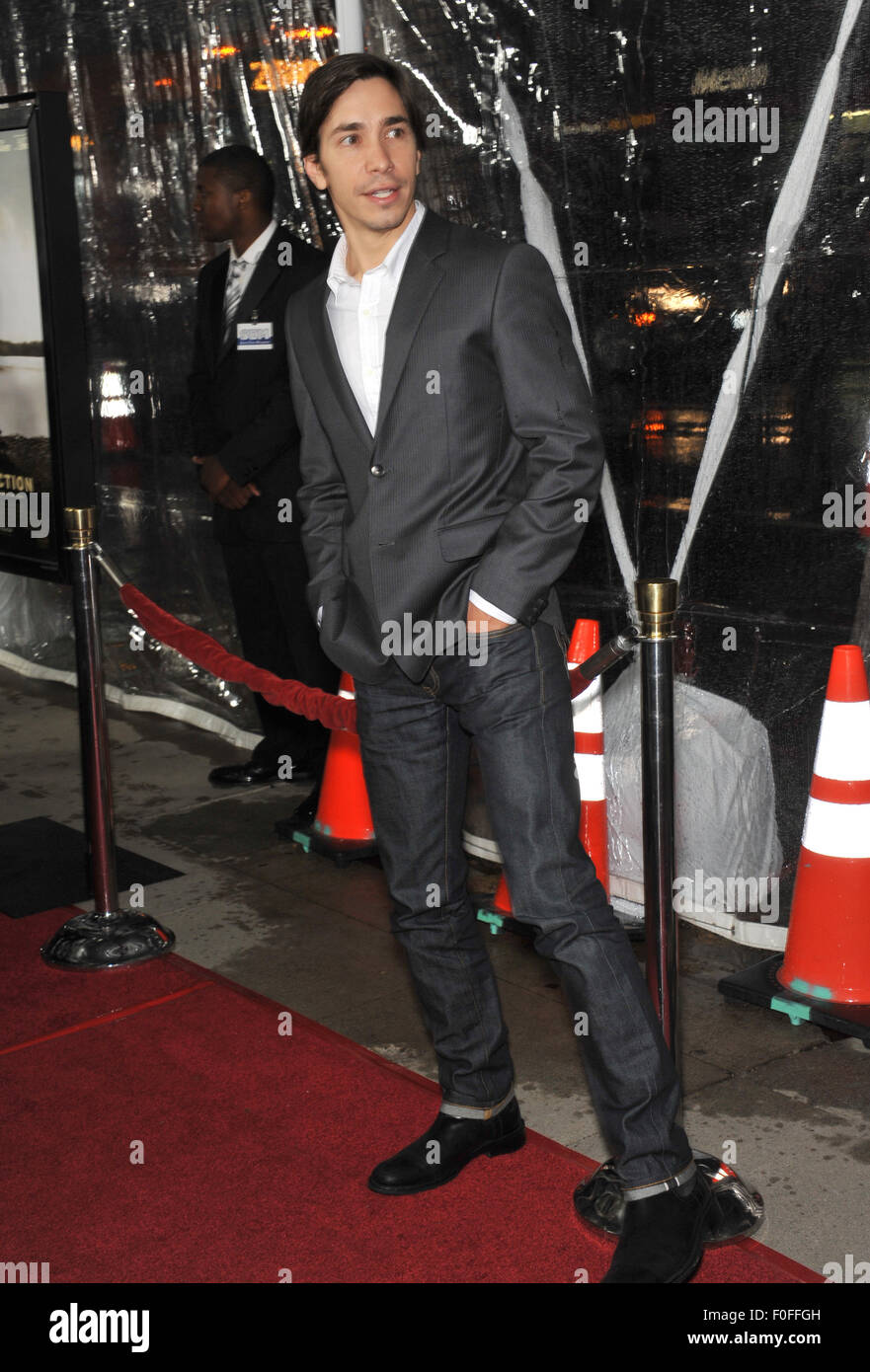 LOS ANGELES, CA - OCTOBER 5, 2010: Justin Long at the premiere of ...