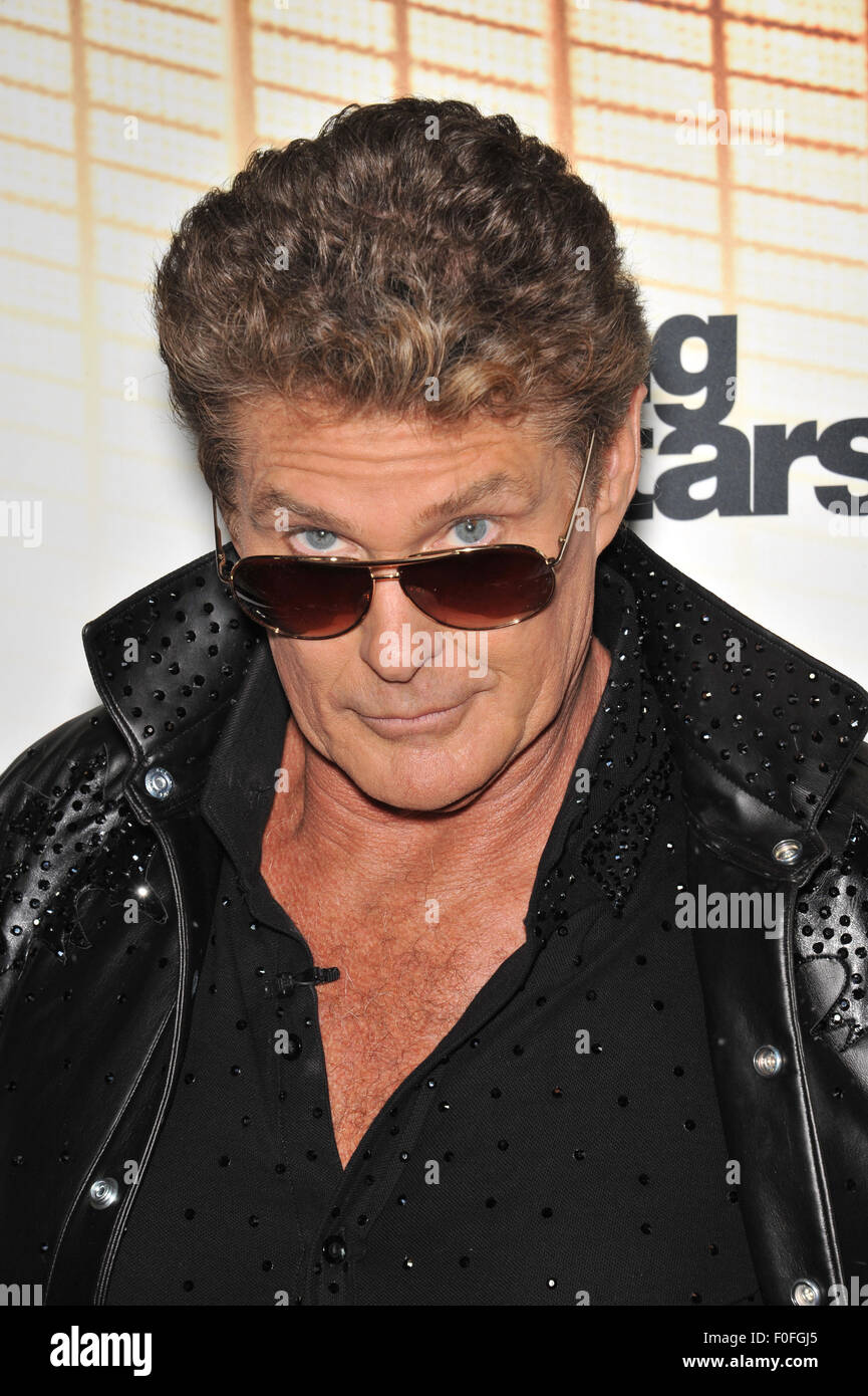 LOS ANGELES, CA - SEPTEMBER 20, 2010: David Hasselhoff at the Season 11 ...
