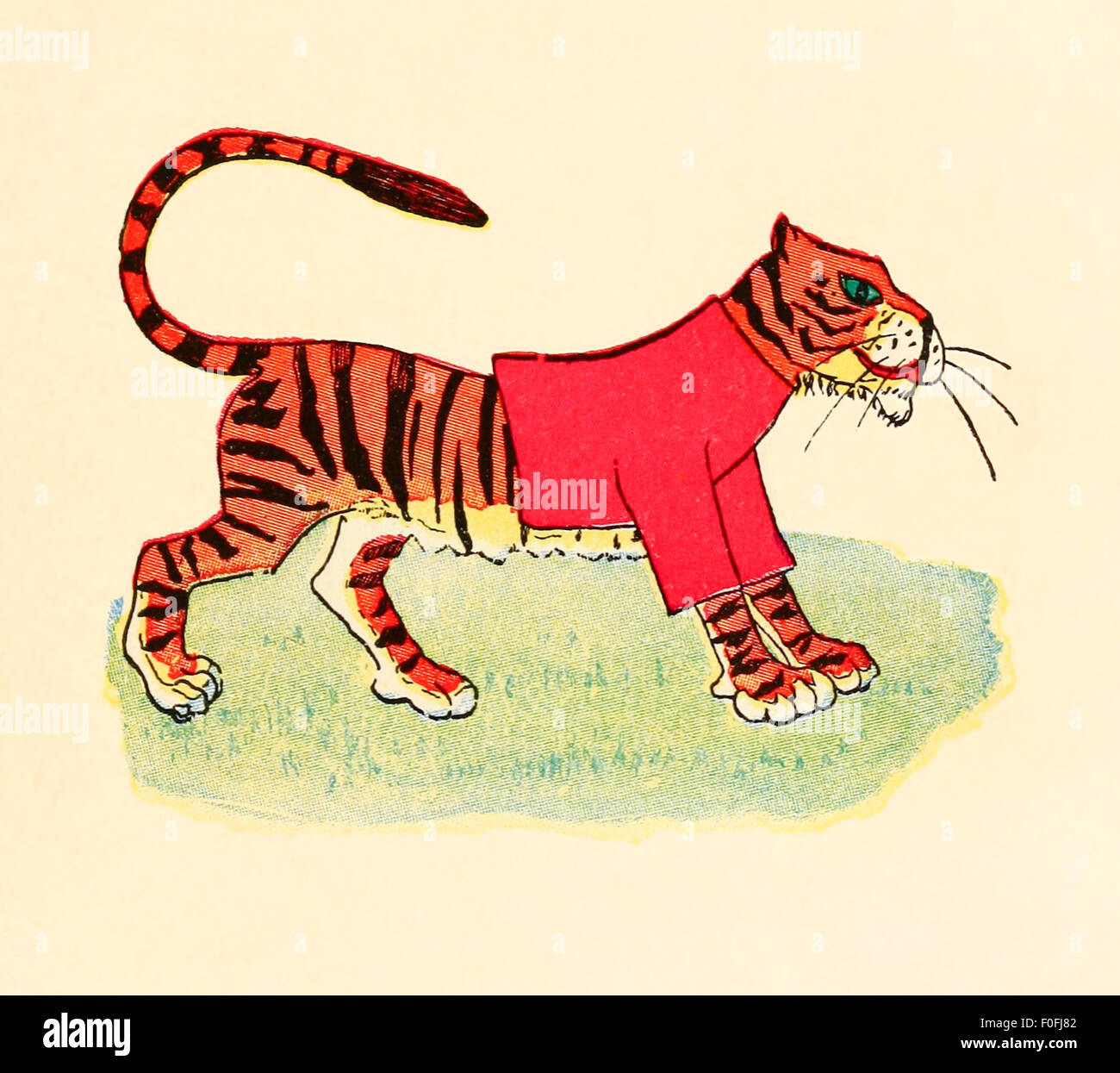 Little Black Sambo trades his beautiful red coat with the TIger in ...