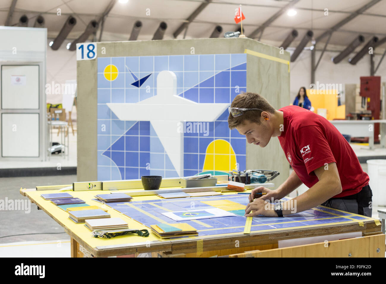 Sao Paulo, Brazil. 14th Aug, 2015. Mike Burner from Switzerland ...