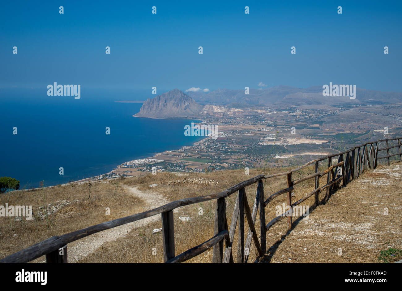 Gulf of Bonagia and Monte Cofano nature reserve in the coast of ...