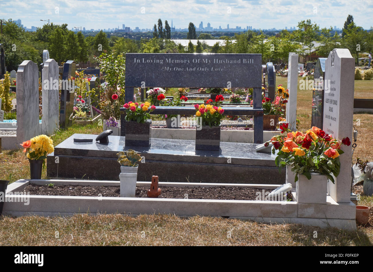 Forest Park Cemetery, Hainault , London England United Kingdom UK Stock ...