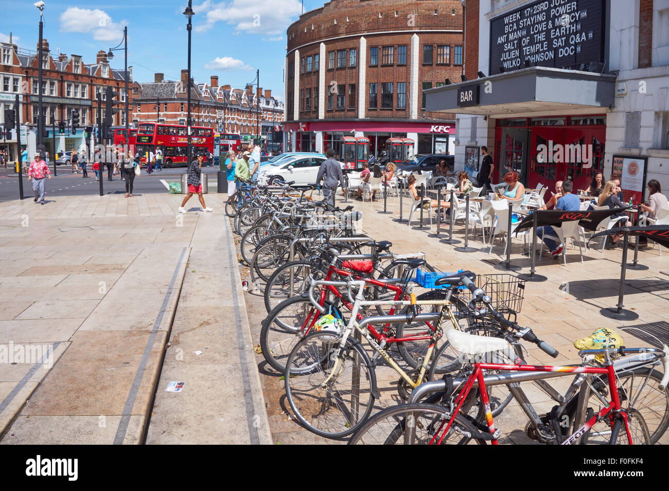 Brixton Road in the London Borough of Lambeth, London England United ...