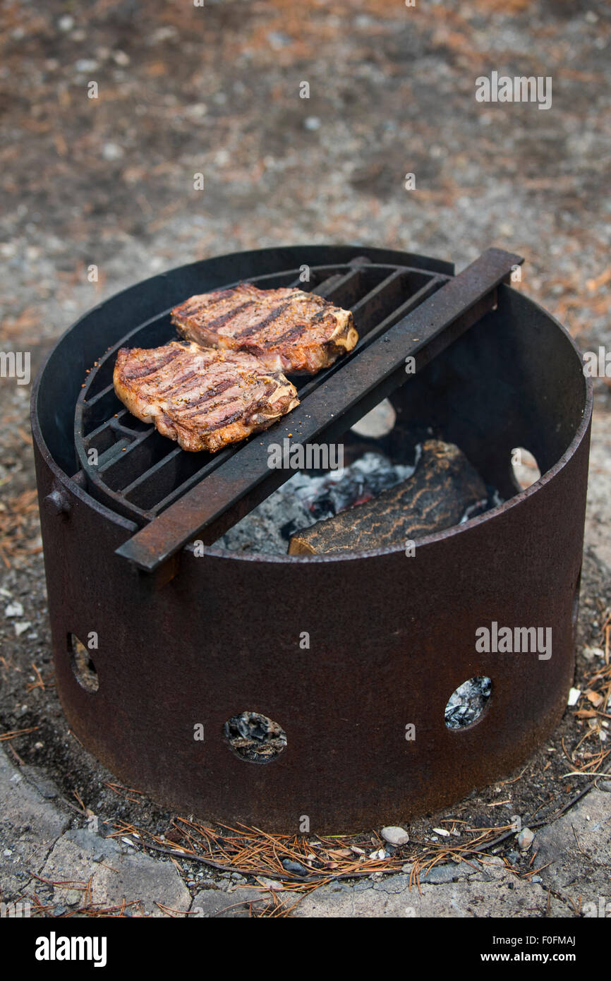 Cook over a campfire hi-res stock photography and images - Alamy