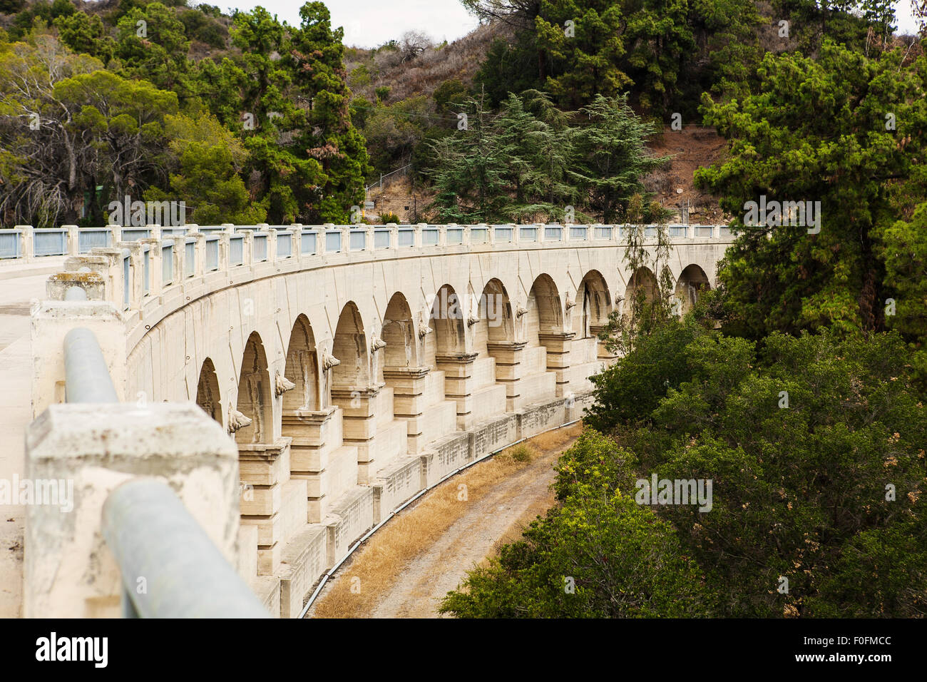 Old big dam in beautiful landscape. Hollywood reservoir Stock Photo - Alamy