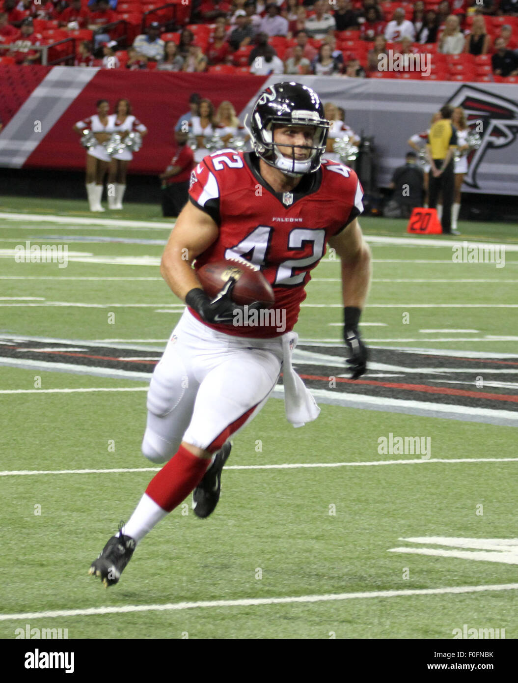 Atlanta, Georgia, USA. 14th Aug, 2015. Atlanta Falcons fullback Patrick ...