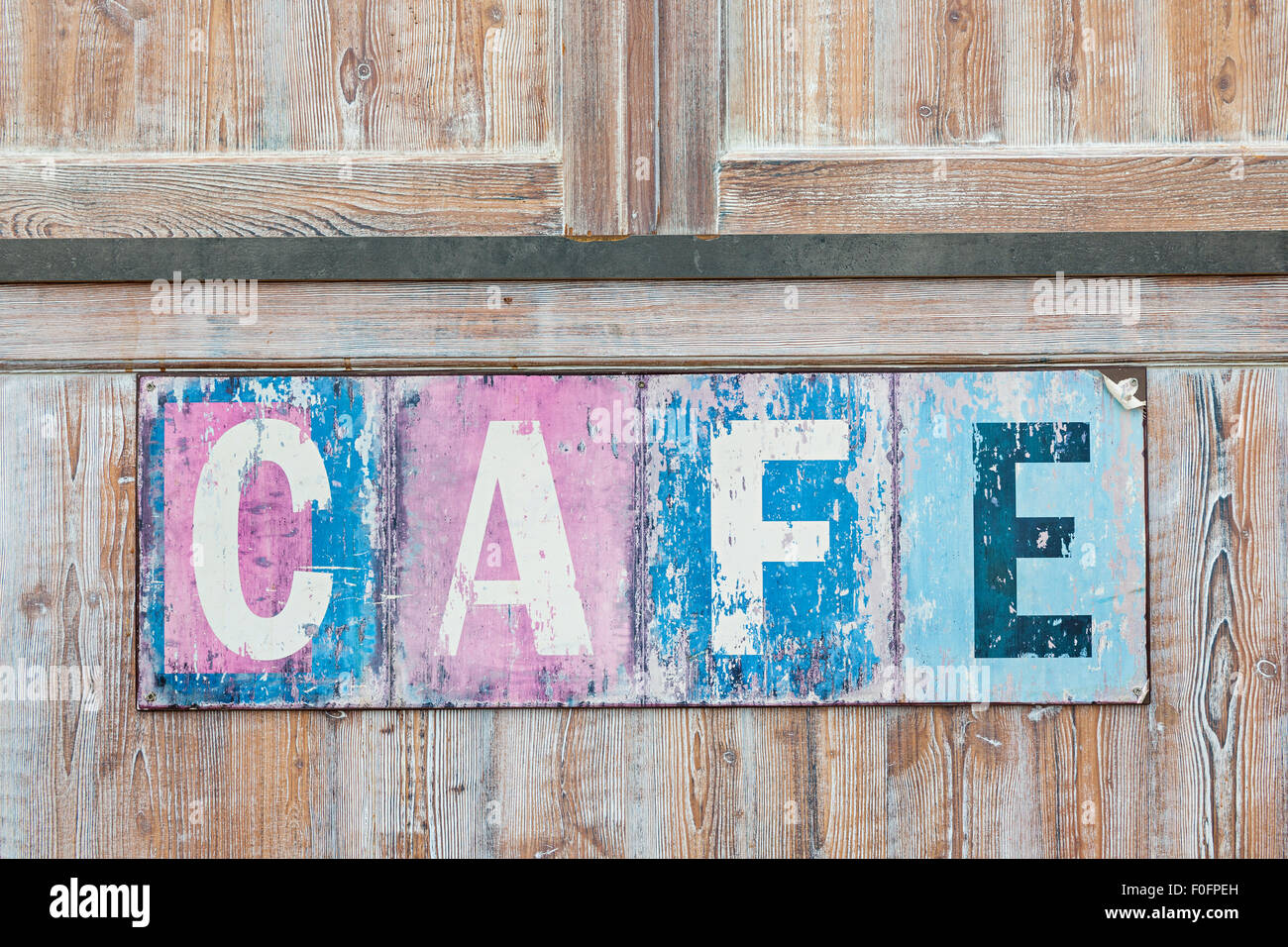 Old rustic signs hi-res stock photography and images - Alamy