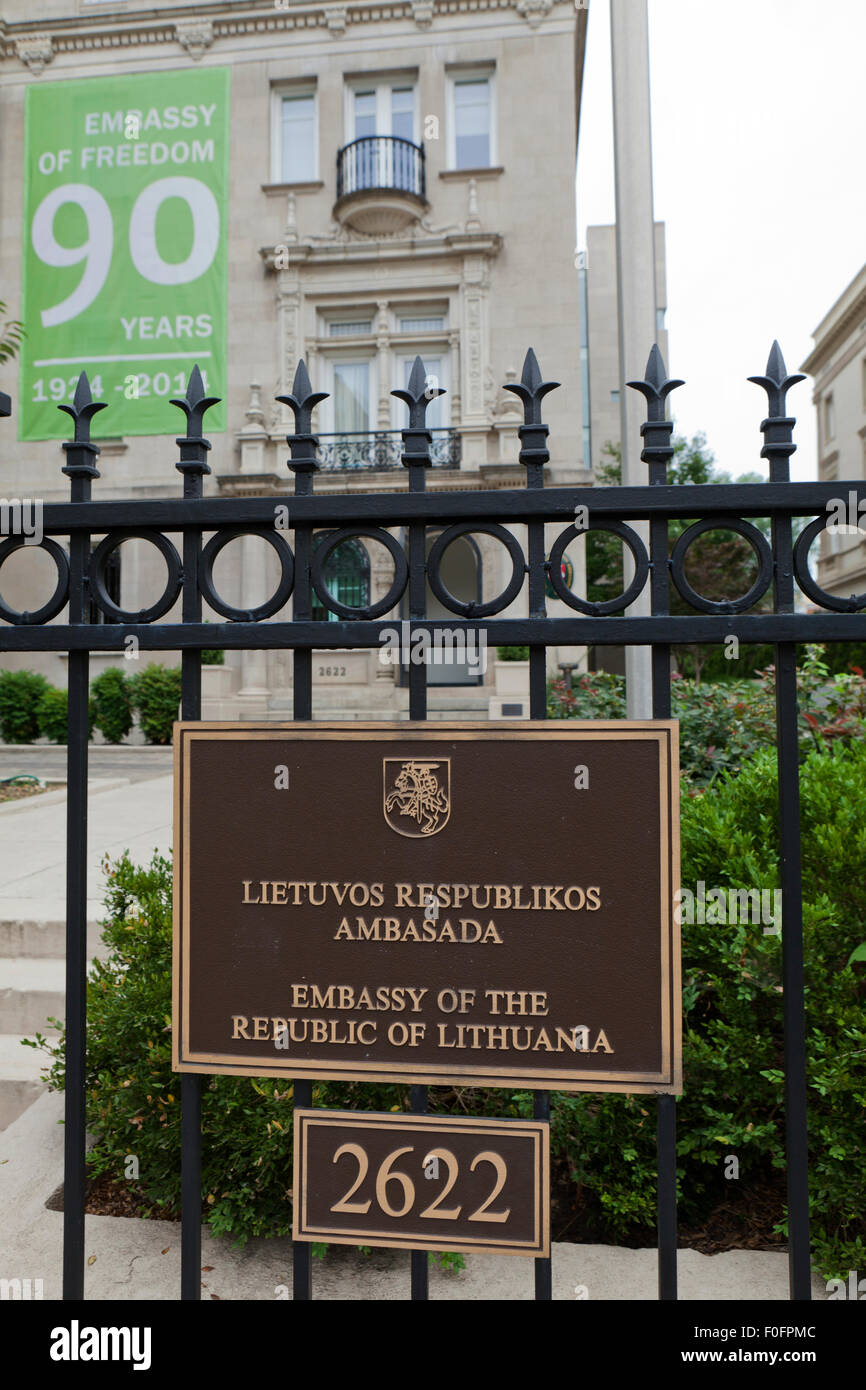 Lithuania embassy hi-res stock photography and images - Alamy