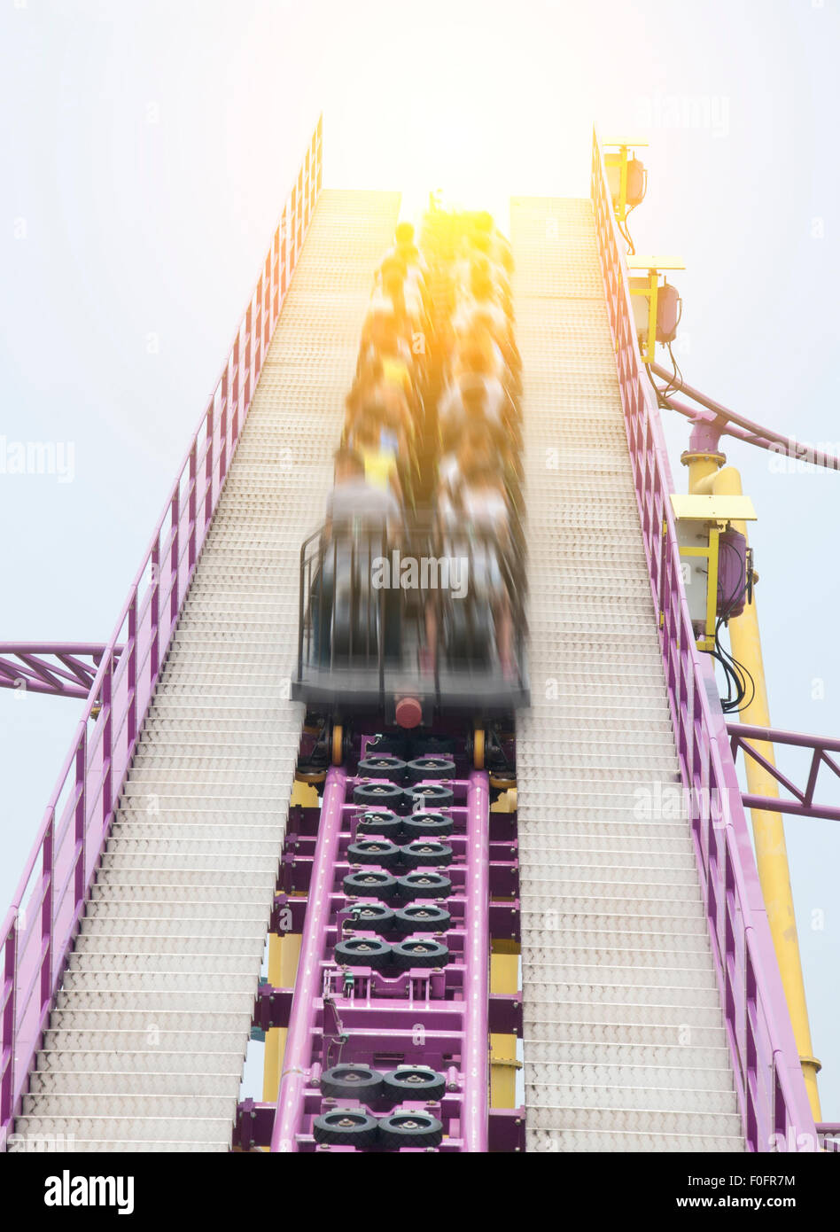 Roller coaster amusement park hi-res stock photography and images - Alamy
