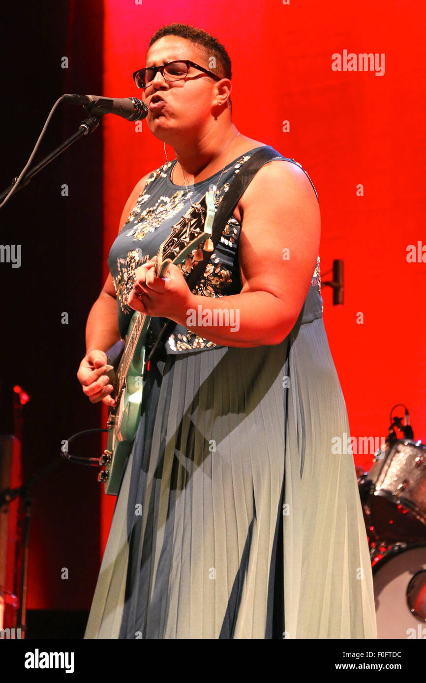 Santa Barbara, California USA - 14th August, 2015 Brittany Howard of ...