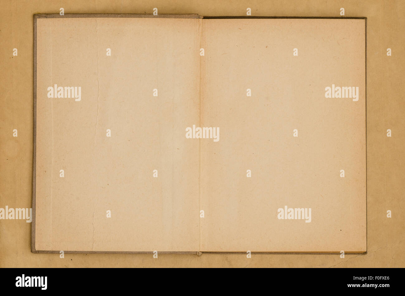 old empty open book background Stock Photo - Alamy