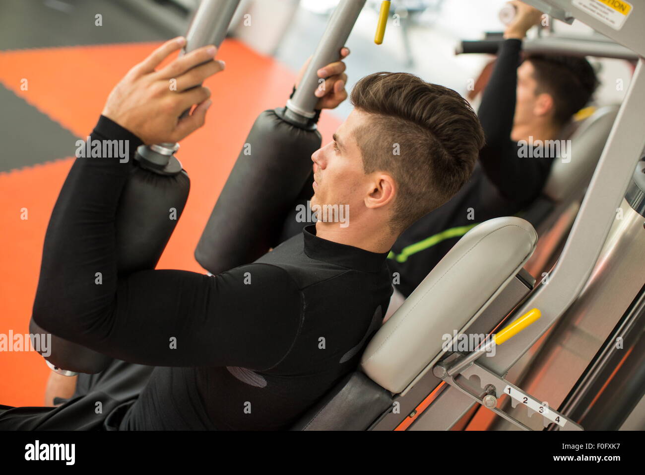 Active sporty men training hi-res stock photography and images - Alamy