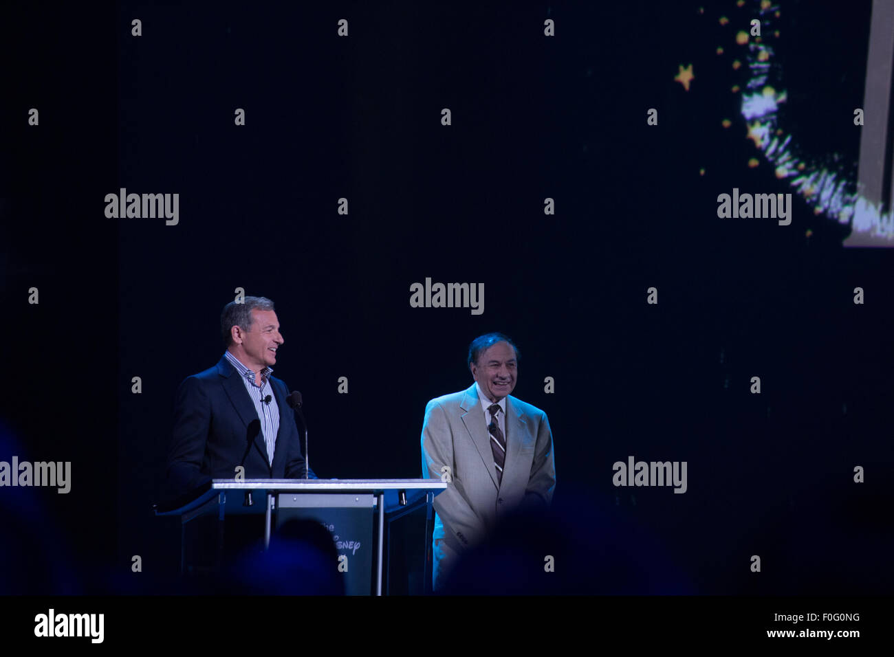 Anaheim, California, USA. 14th Aug, 2015. Disney Chairman and CEO Bob ...