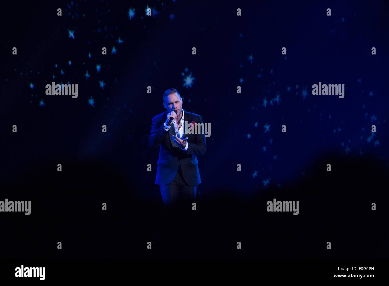 Anaheim, California, USA. 14th Aug, 2015. Actor/Singer Josh Strickland ...