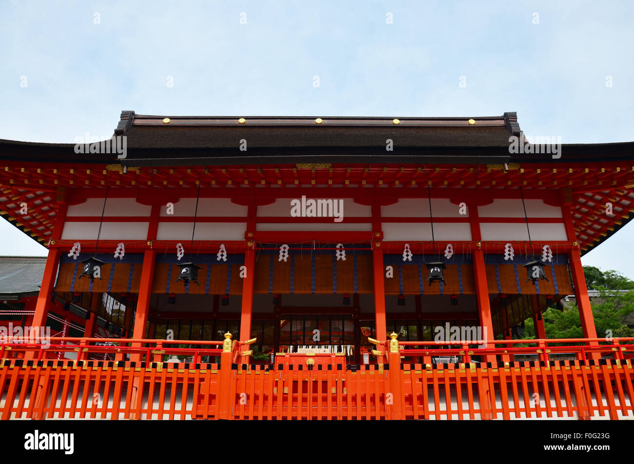 Fushimi Inari taisha shrine of Inari, Fushimi Ku in Kyoto, Japan Stock ...