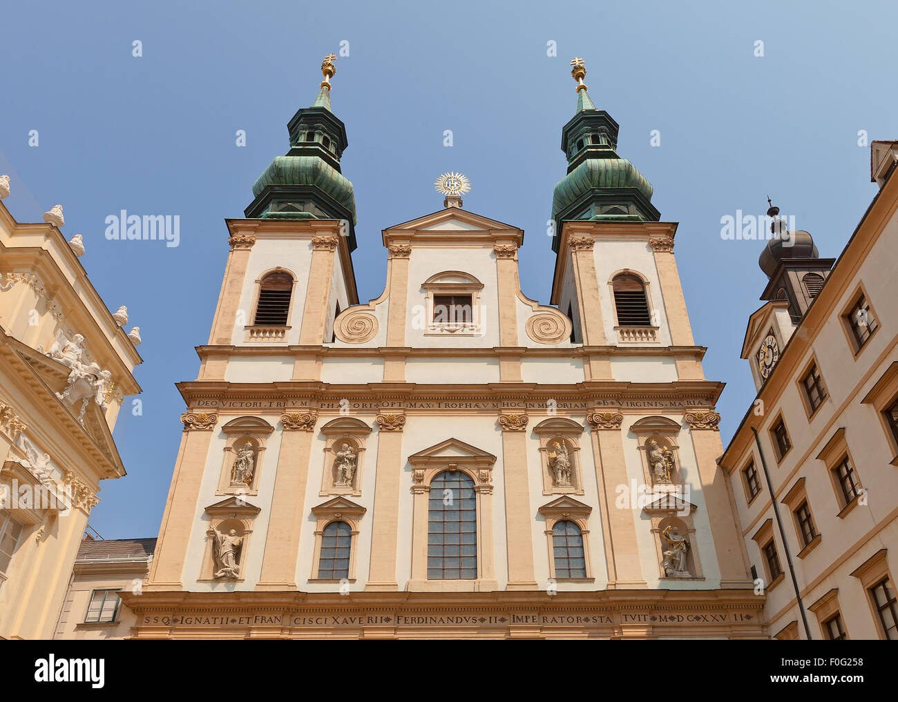 Jesuit Church (Jesuitenkirche, circa 1631) also known as the University ...